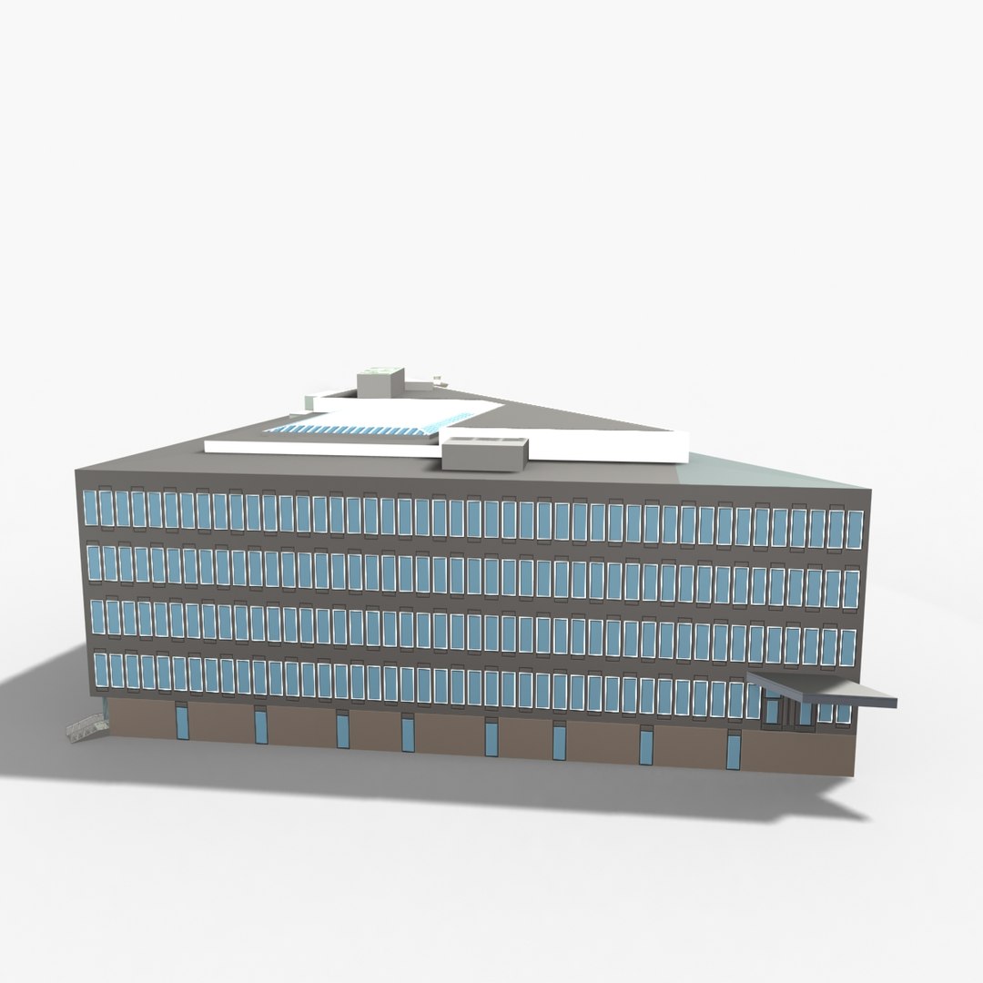 Embassy United States Oslo 3d Max