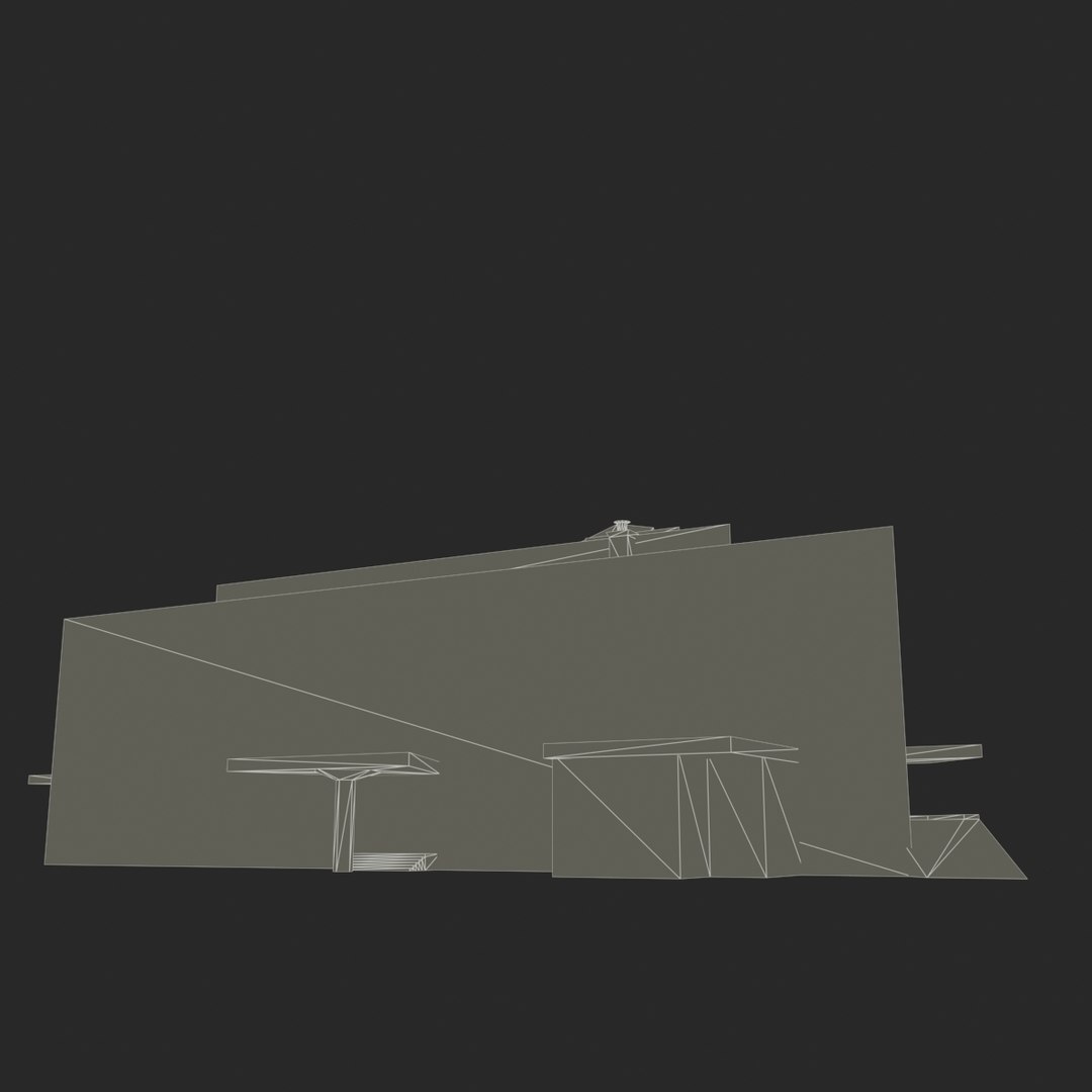 Embassy United States Oslo 3d Max