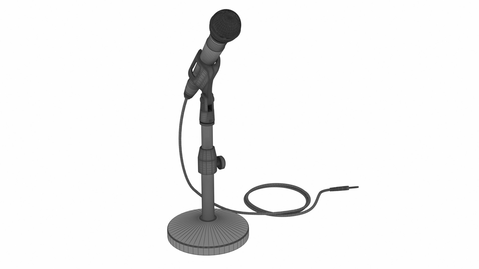 3D Microphone 1 Scene And Table Stand Model - TurboSquid 1867551