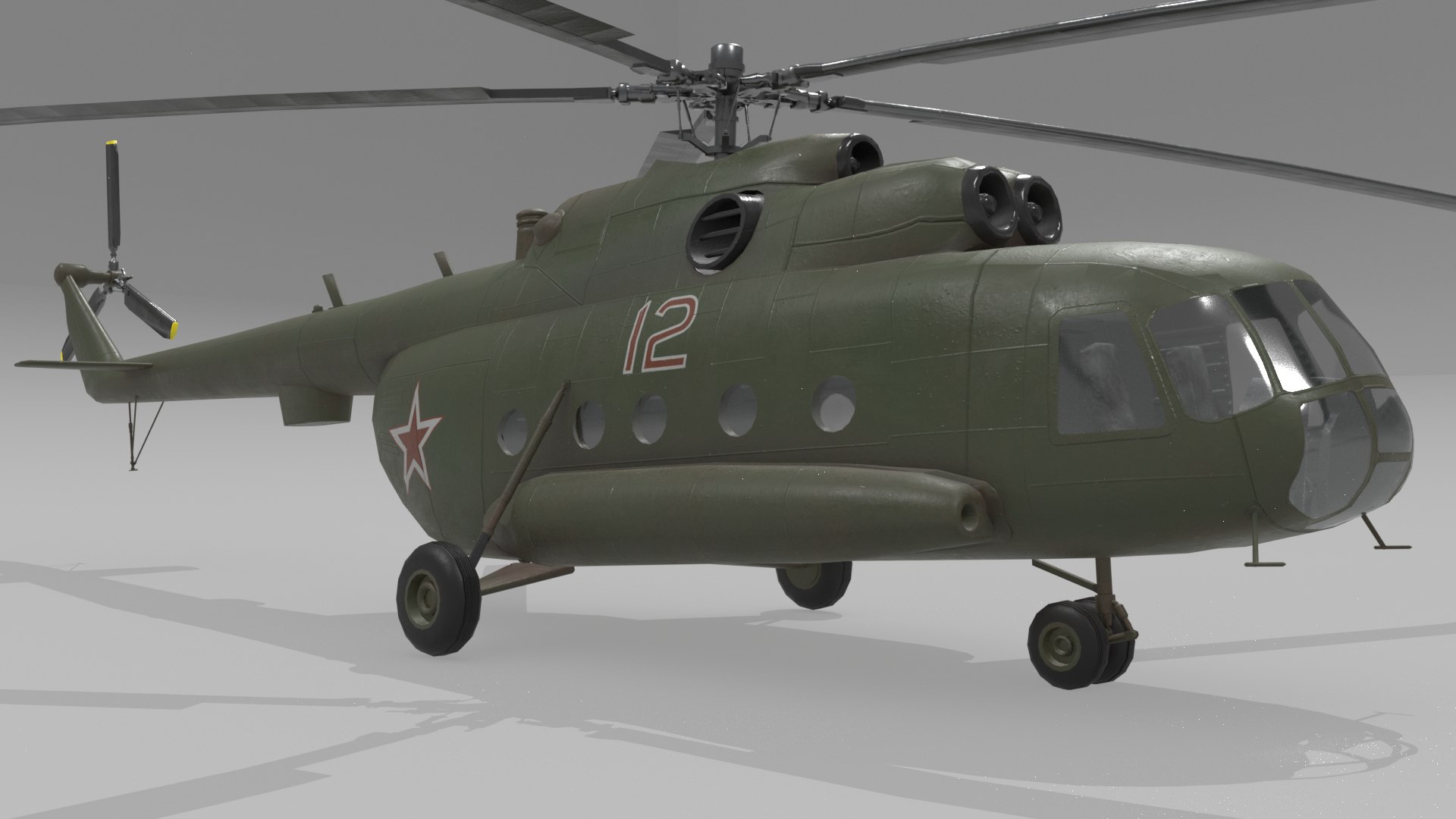 3D Model Ready Mil Mi 8 - TurboSquid 1462463