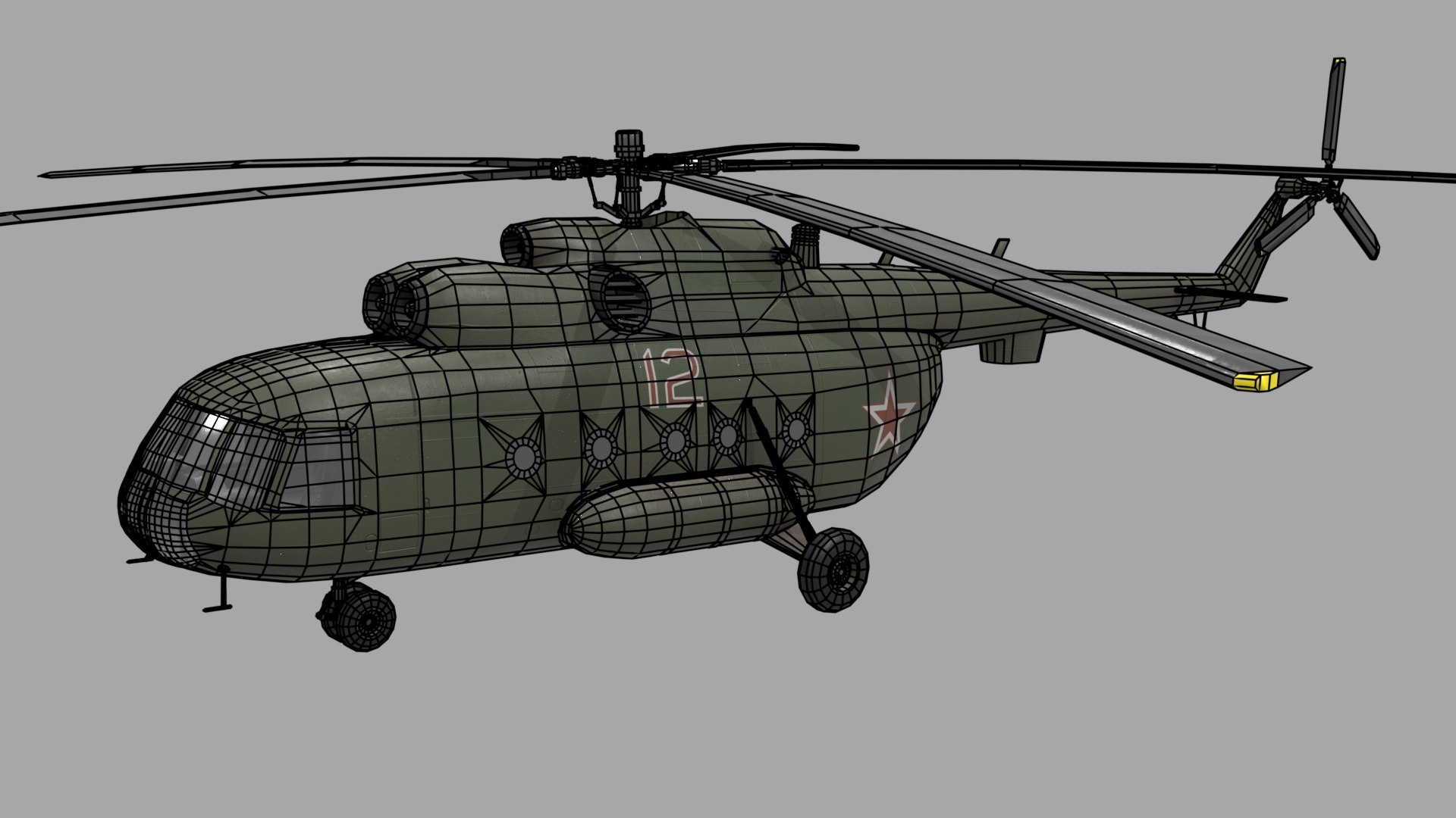 3D Model Ready Mil Mi 8 - TurboSquid 1462463