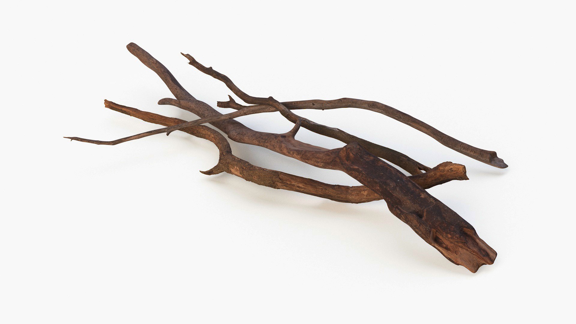Heap Of Dry Branches Model - TurboSquid 2273887