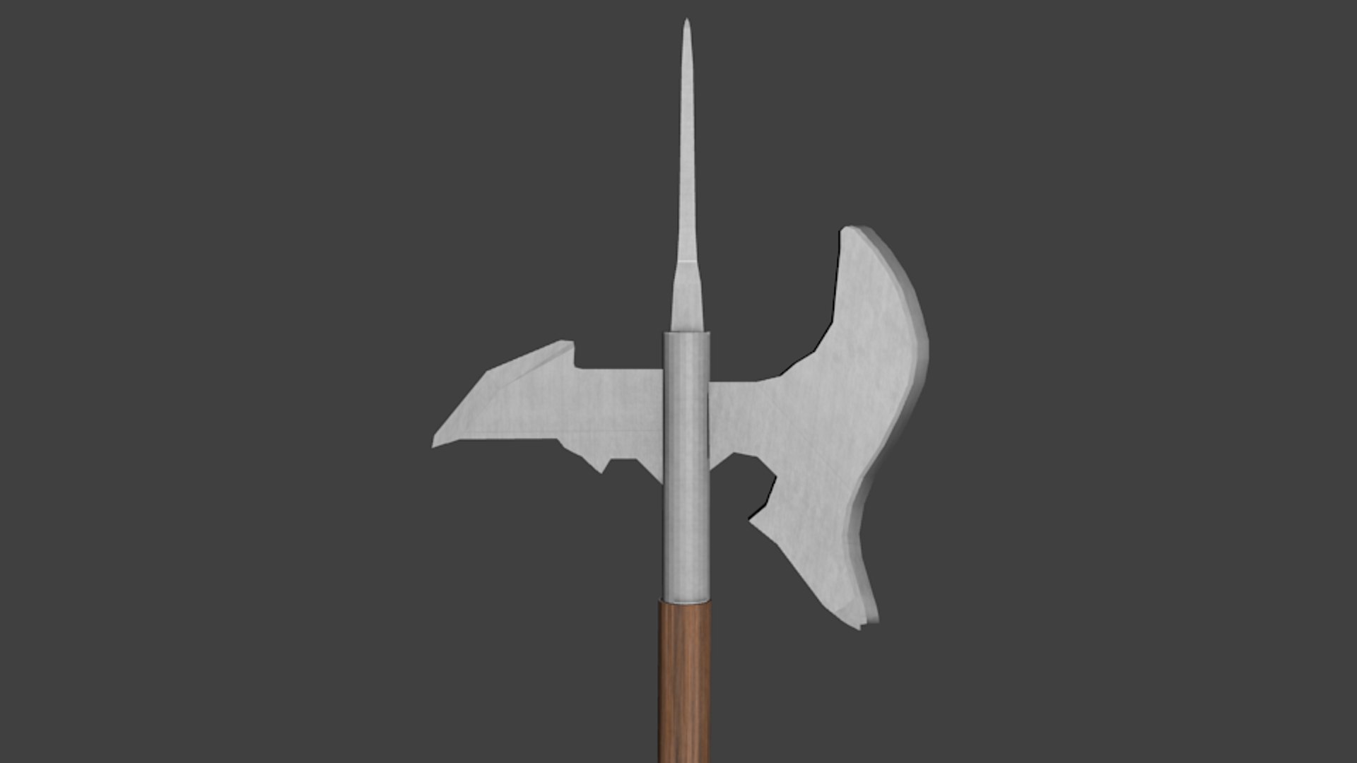3d Medieval Halberd