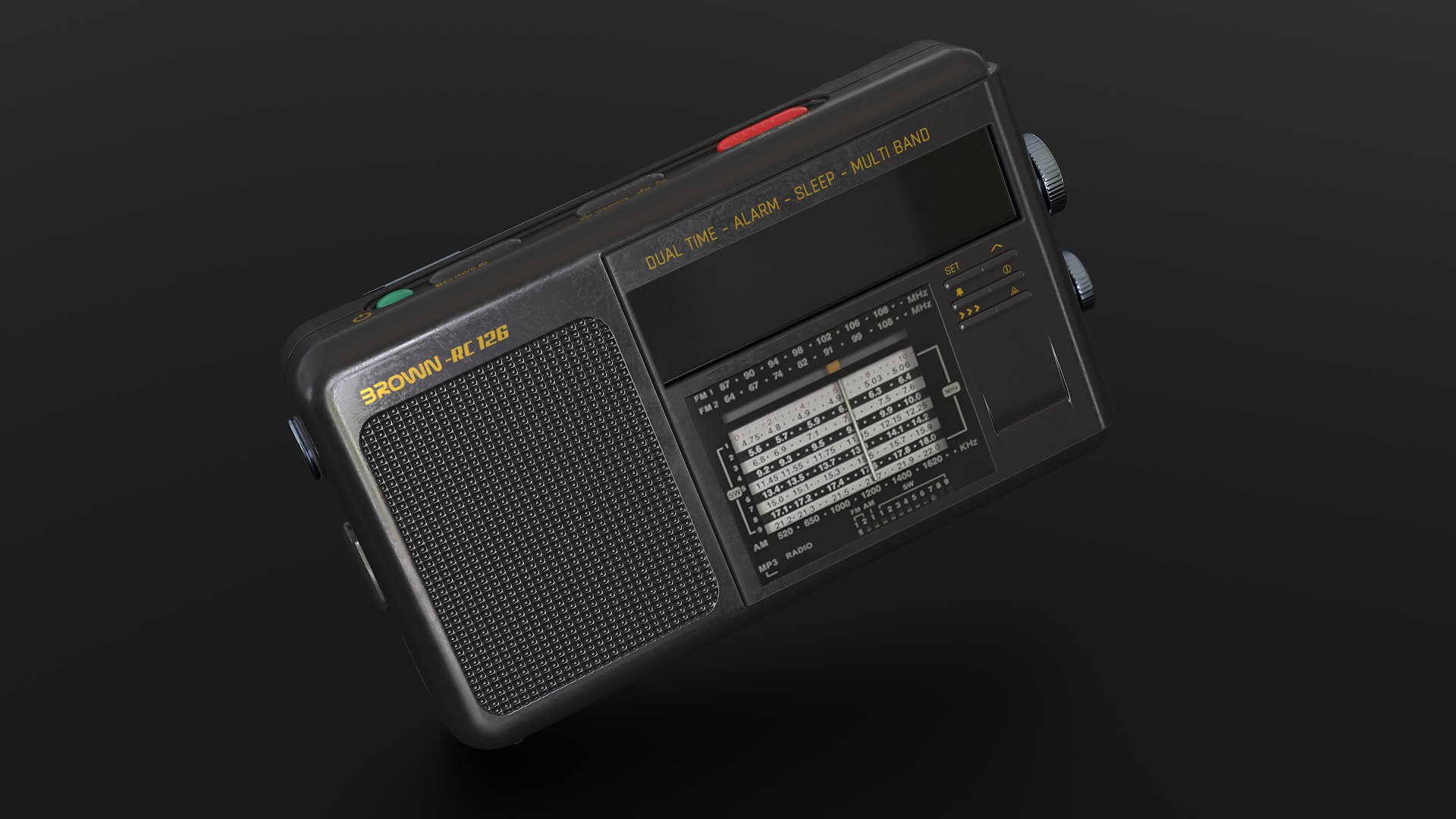 FM Radio Multi Colored - Version 2 3D - TurboSquid 2201694