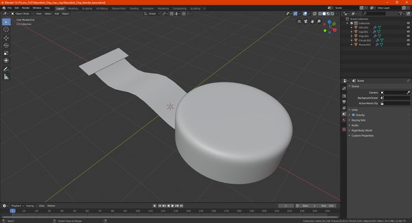 Neuralink Chip 3D model - TurboSquid 1874734