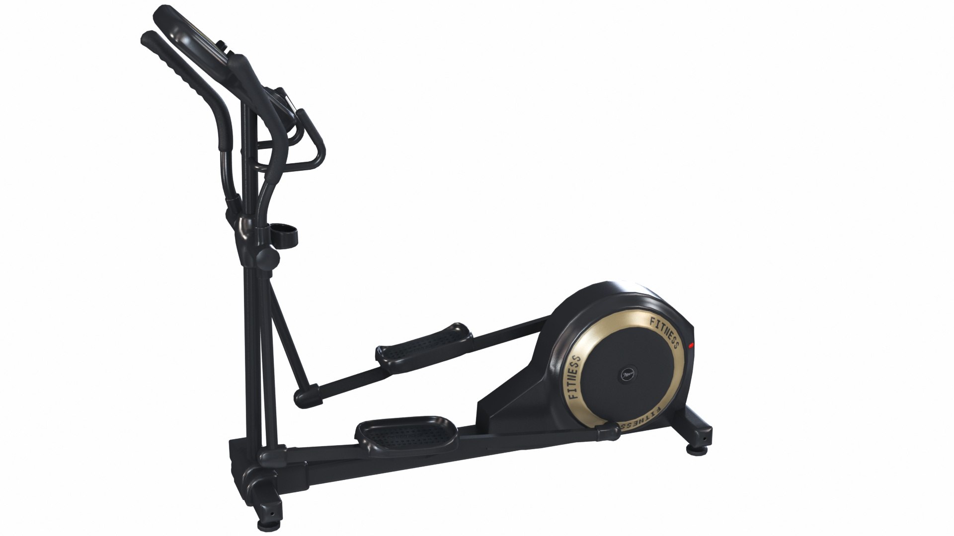 3D GYM Elliptical Bike Black - TurboSquid 1816570