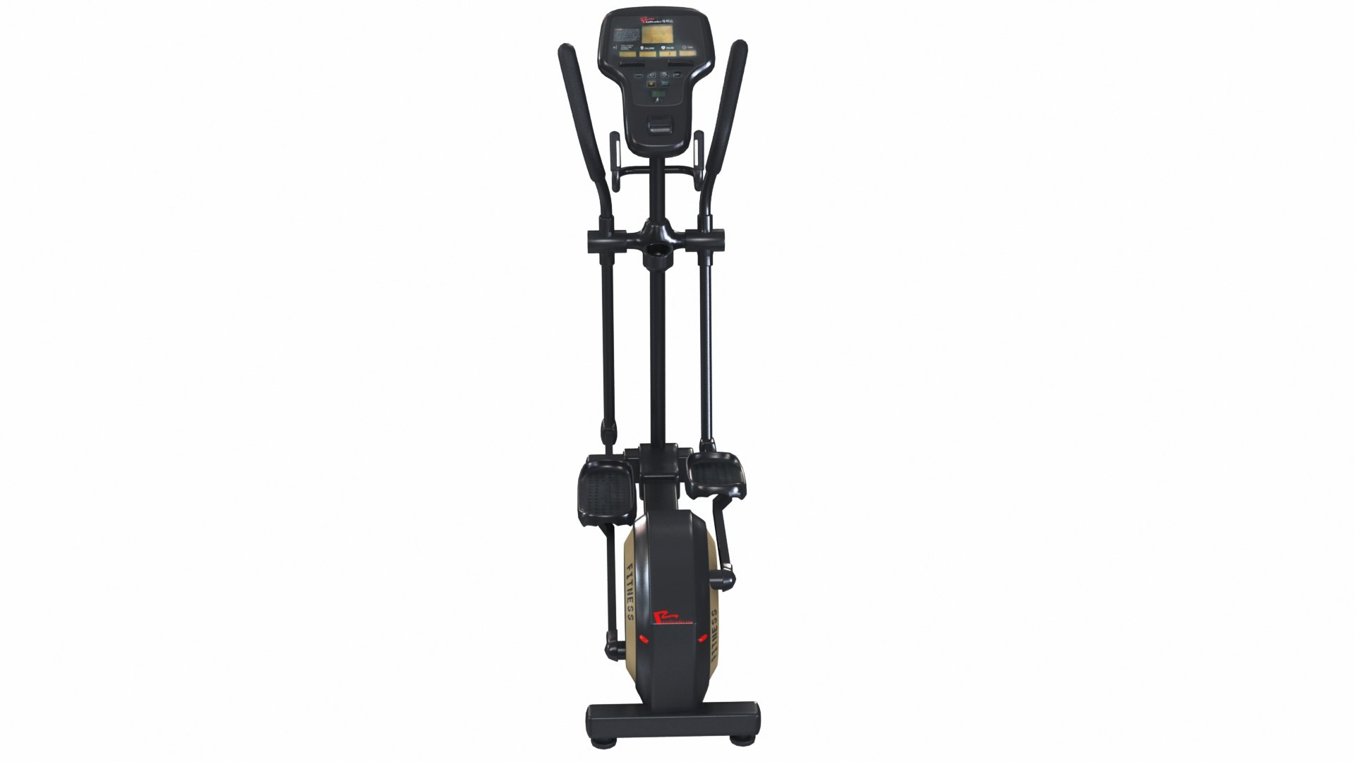 3D GYM Elliptical Bike Black - TurboSquid 1816570