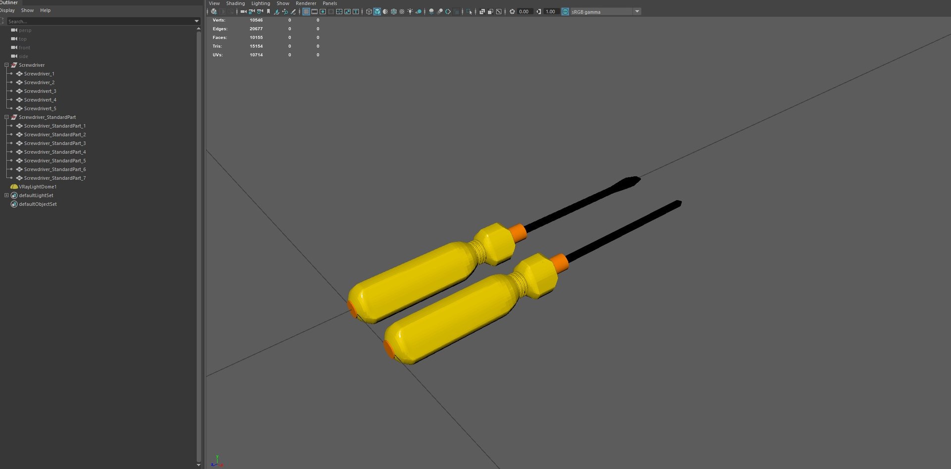 Screwdriver 3D model - TurboSquid 2139761