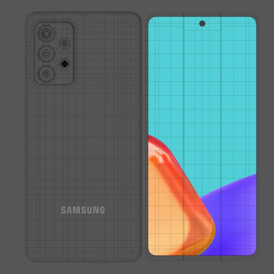Samsung Galaxy A52 Model - TurboSquid 1688064