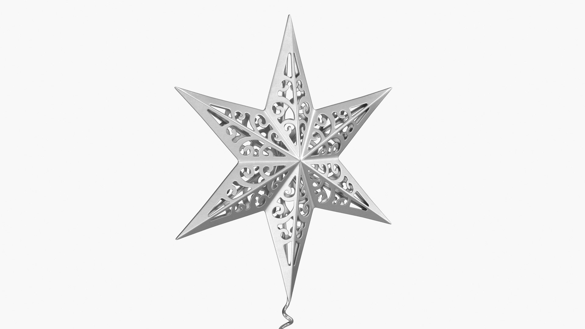 Star Topper V4 Silver 3D - TurboSquid 2292618