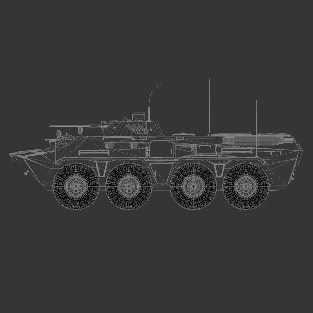 3D BTR Model - TurboSquid 1811164