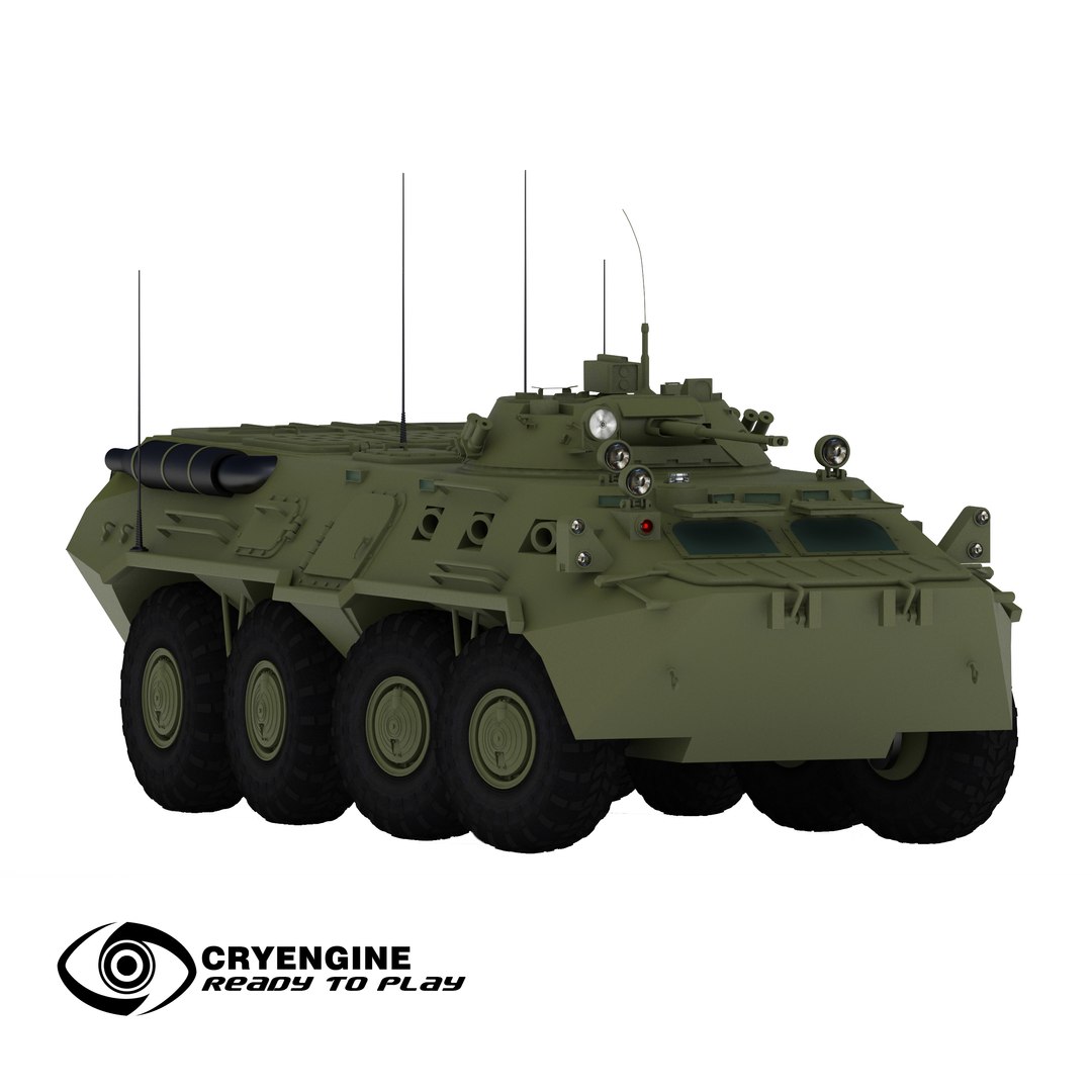 3D BTR Model - TurboSquid 1811164