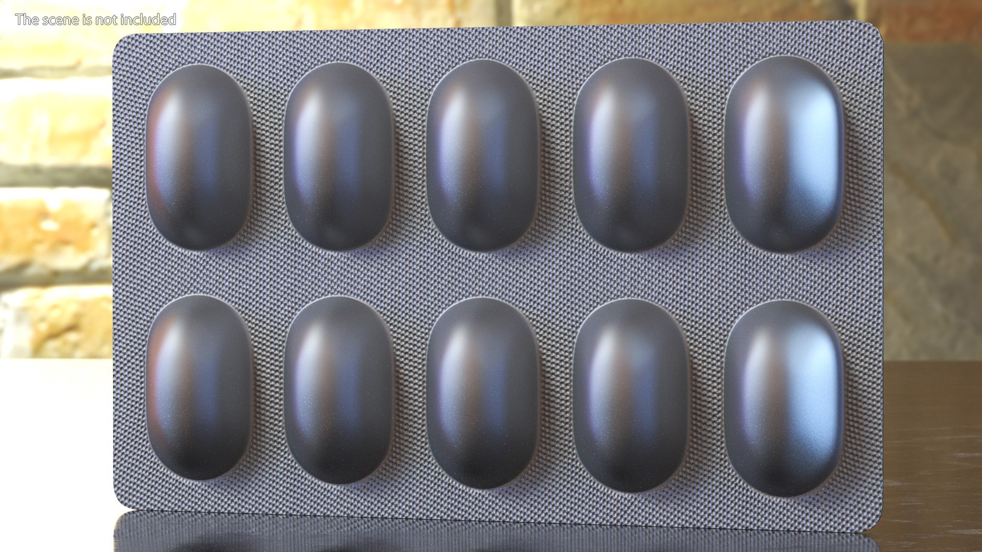 3D Model Aluminum Blister Packing For Capsule - TurboSquid 2119210