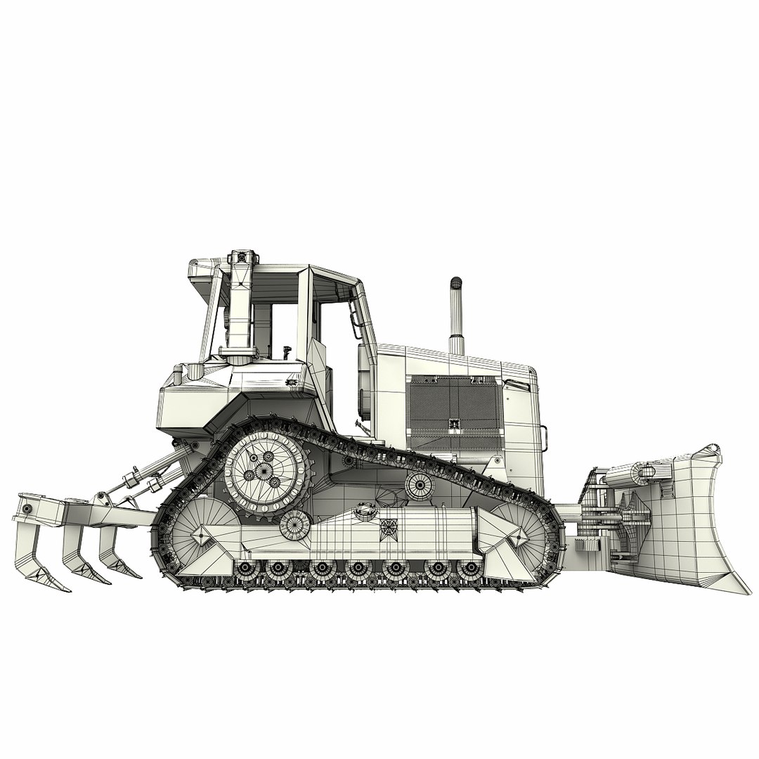 3d bulldozer d6n
