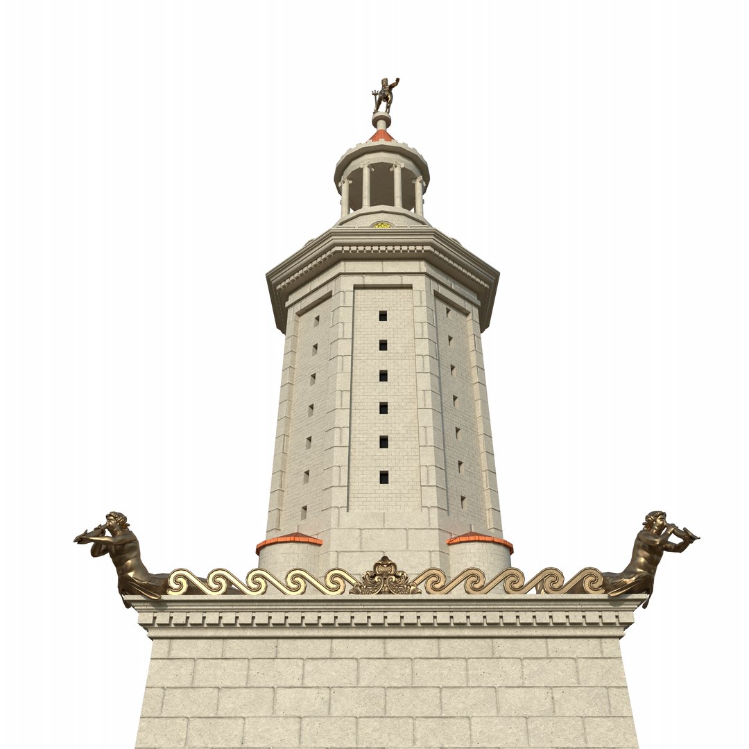 Lighthouse alexandria 3D model - TurboSquid 1218776