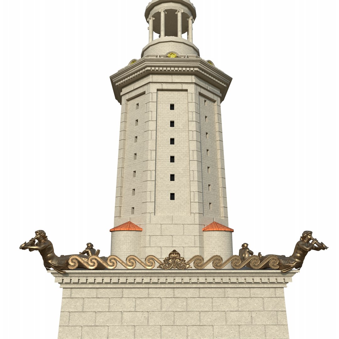Lighthouse alexandria 3D model - TurboSquid 1218776