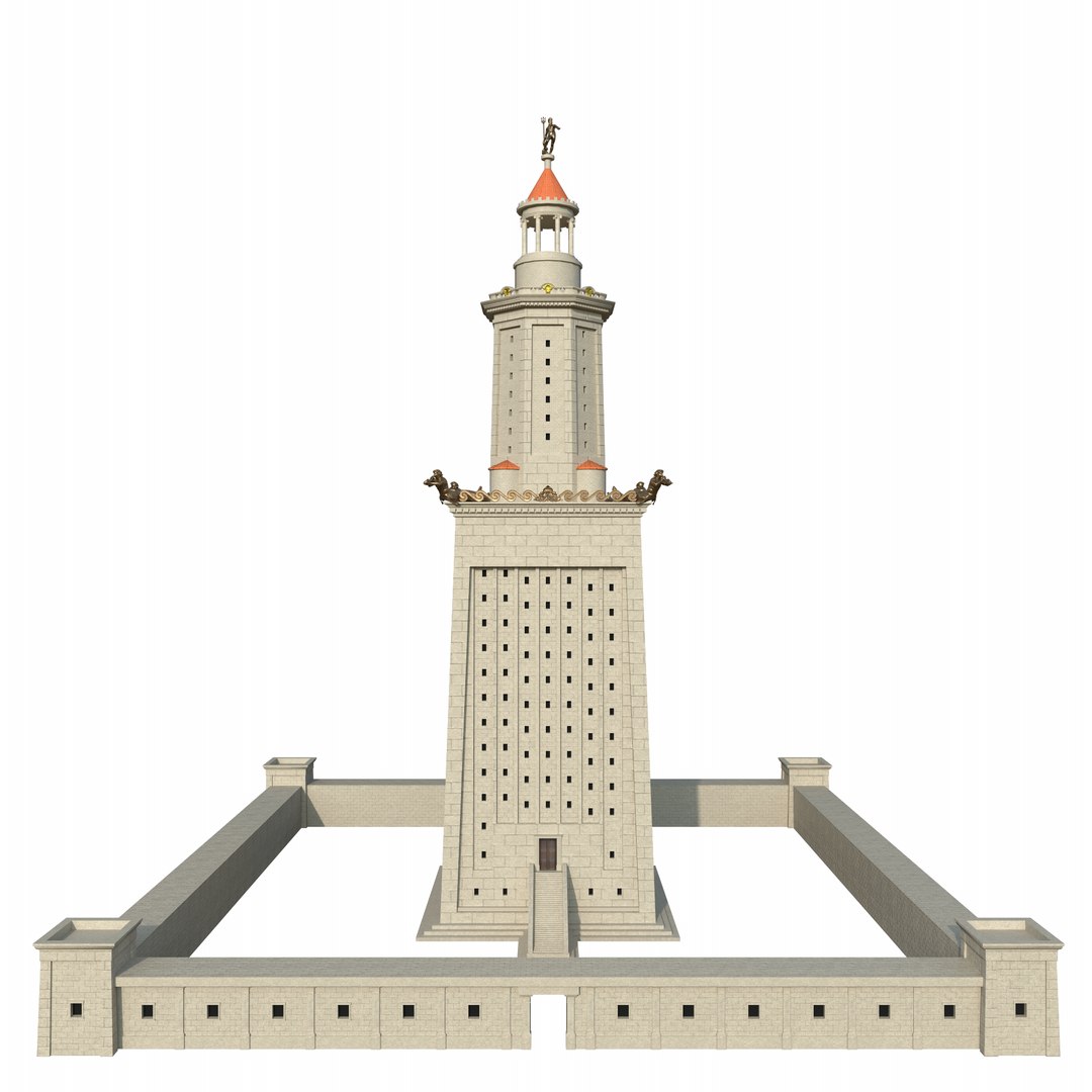 Lighthouse alexandria 3D model - TurboSquid 1218776