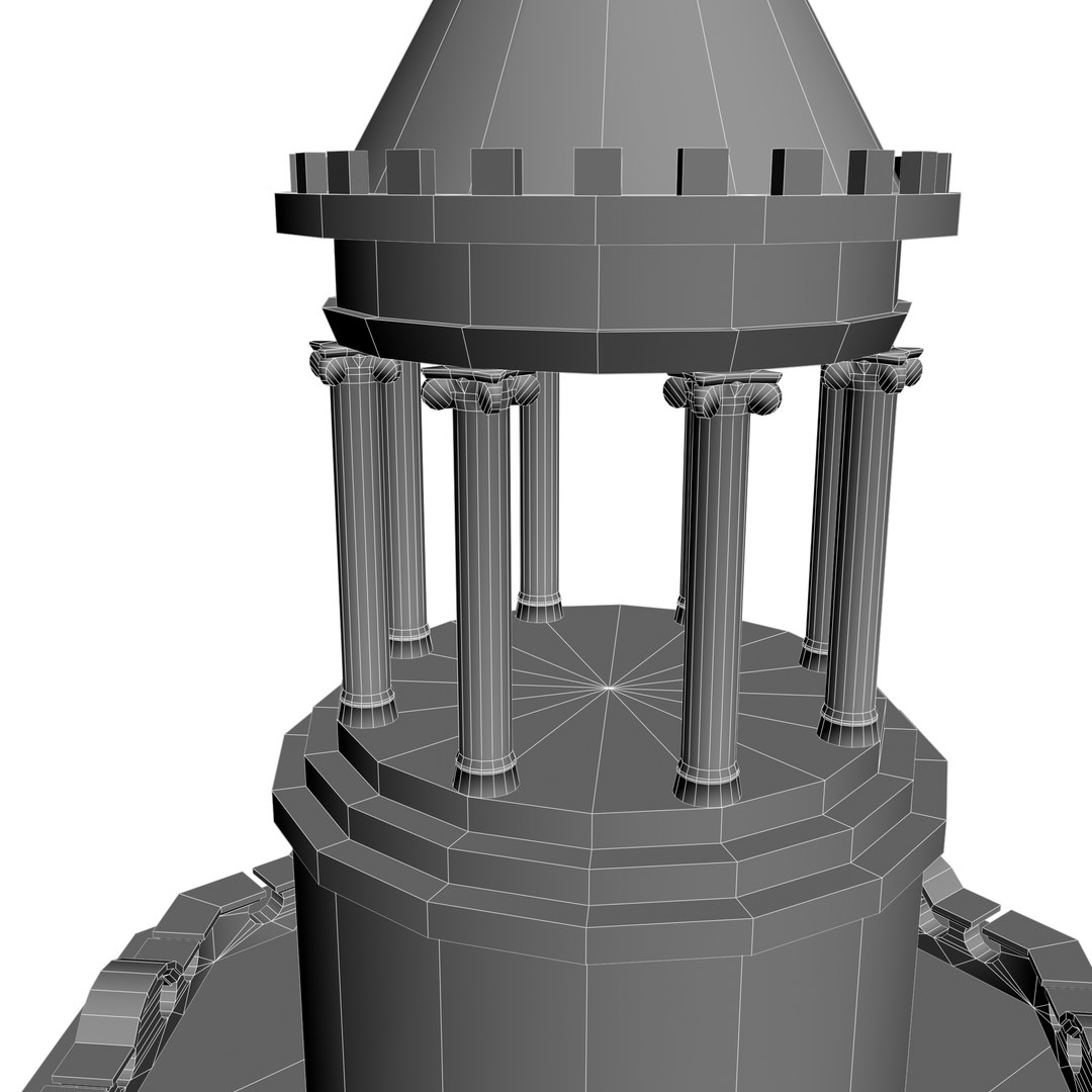 Lighthouse alexandria 3D model - TurboSquid 1218776