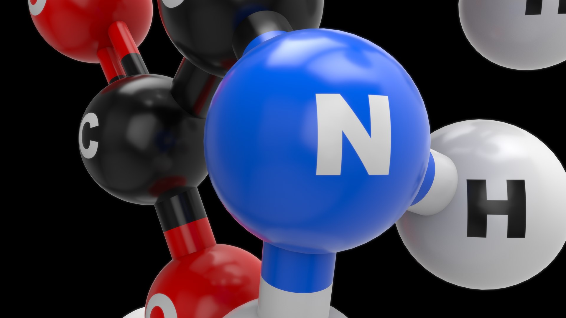 Alanine Structure 3D Model - TurboSquid 2332097