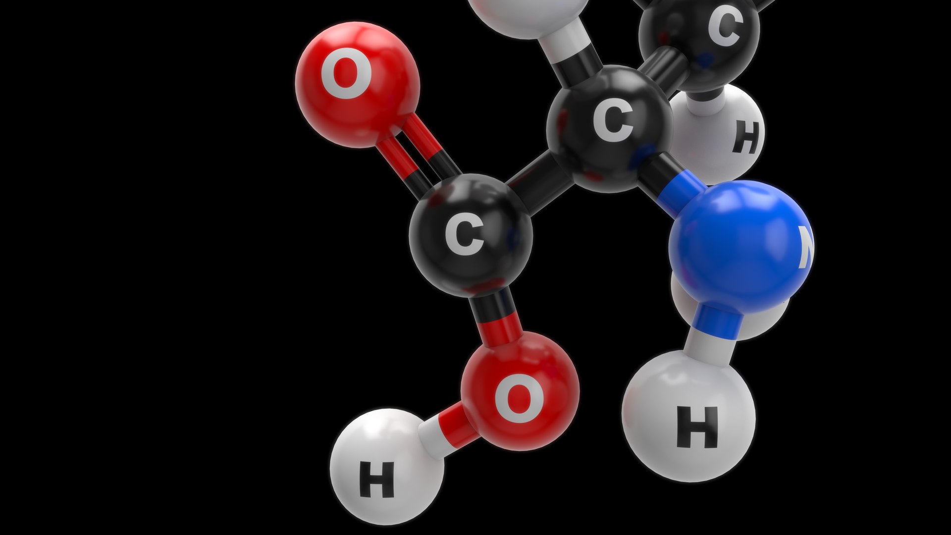 Alanine Structure 3D Model - TurboSquid 2332097