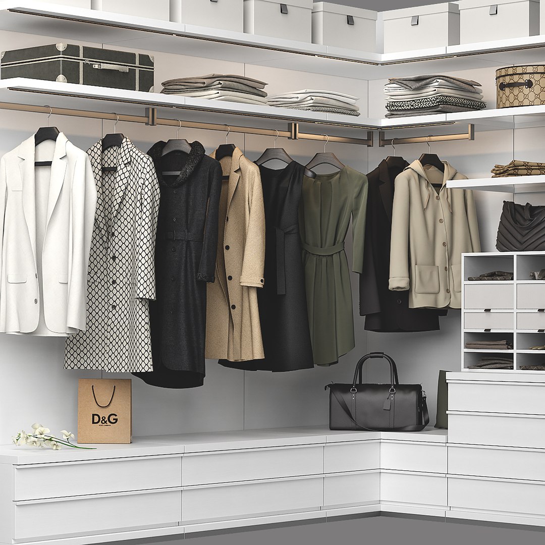 Poliform Ubik Walk-in Closet 3 Model - TurboSquid 1809214