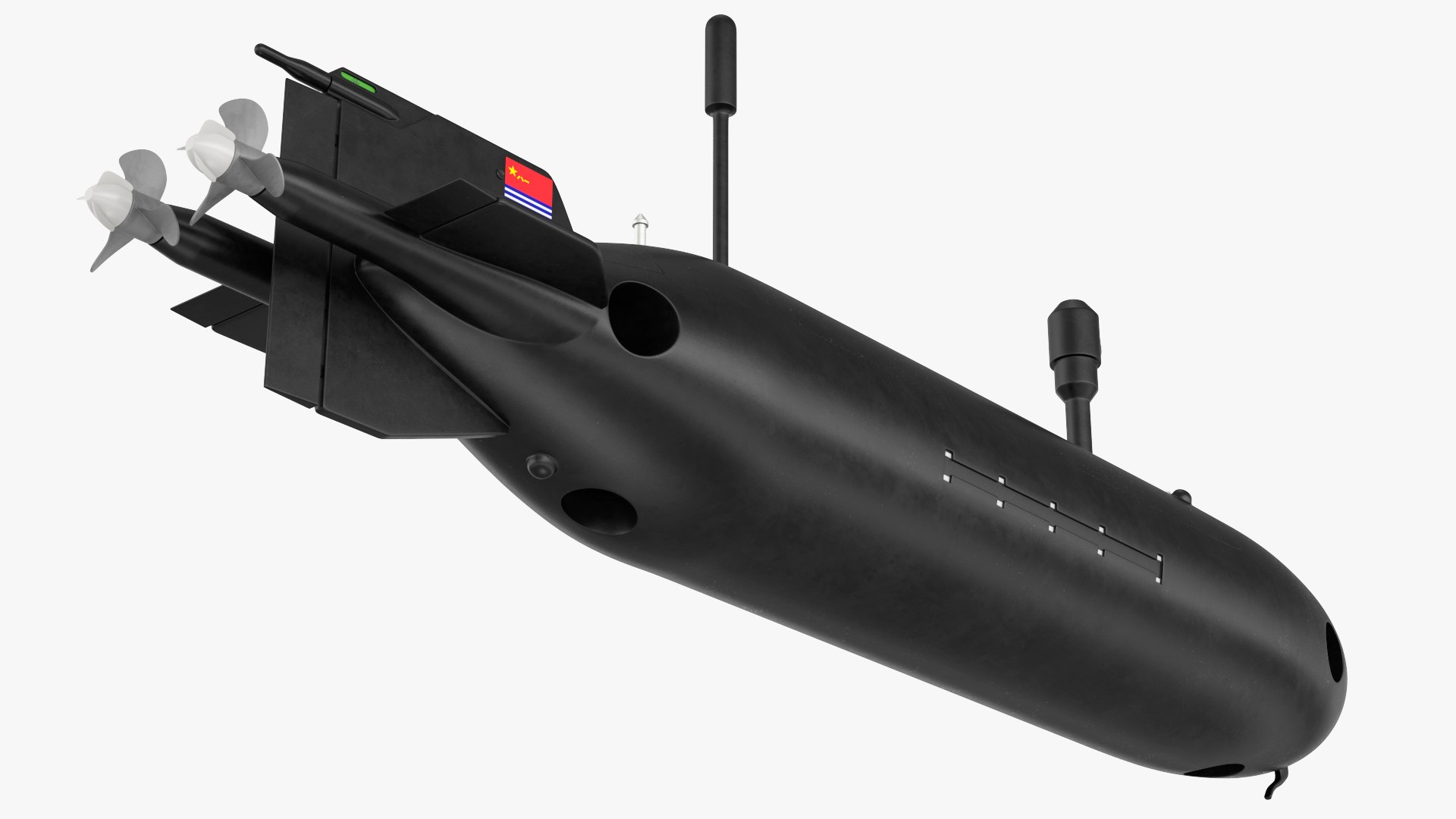 HSU 001 Chinese Submarine Drone 3D Model - TurboSquid 2178493