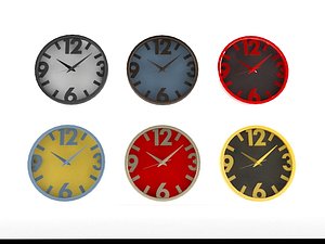 3ds max 12 wall clocks