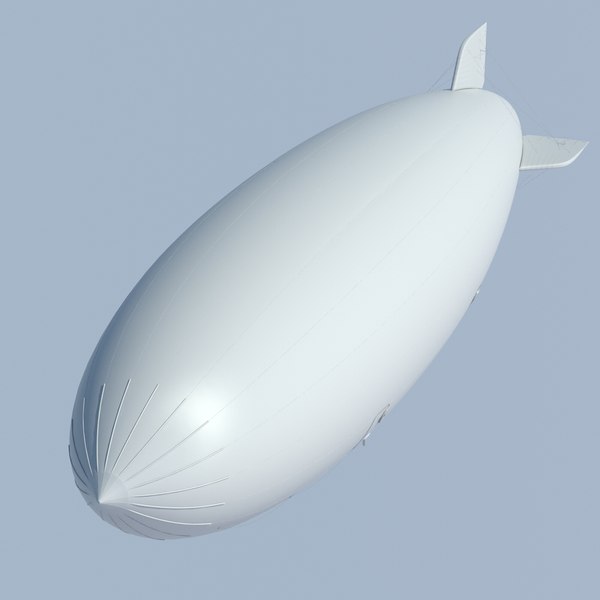 generic blimp 3d max