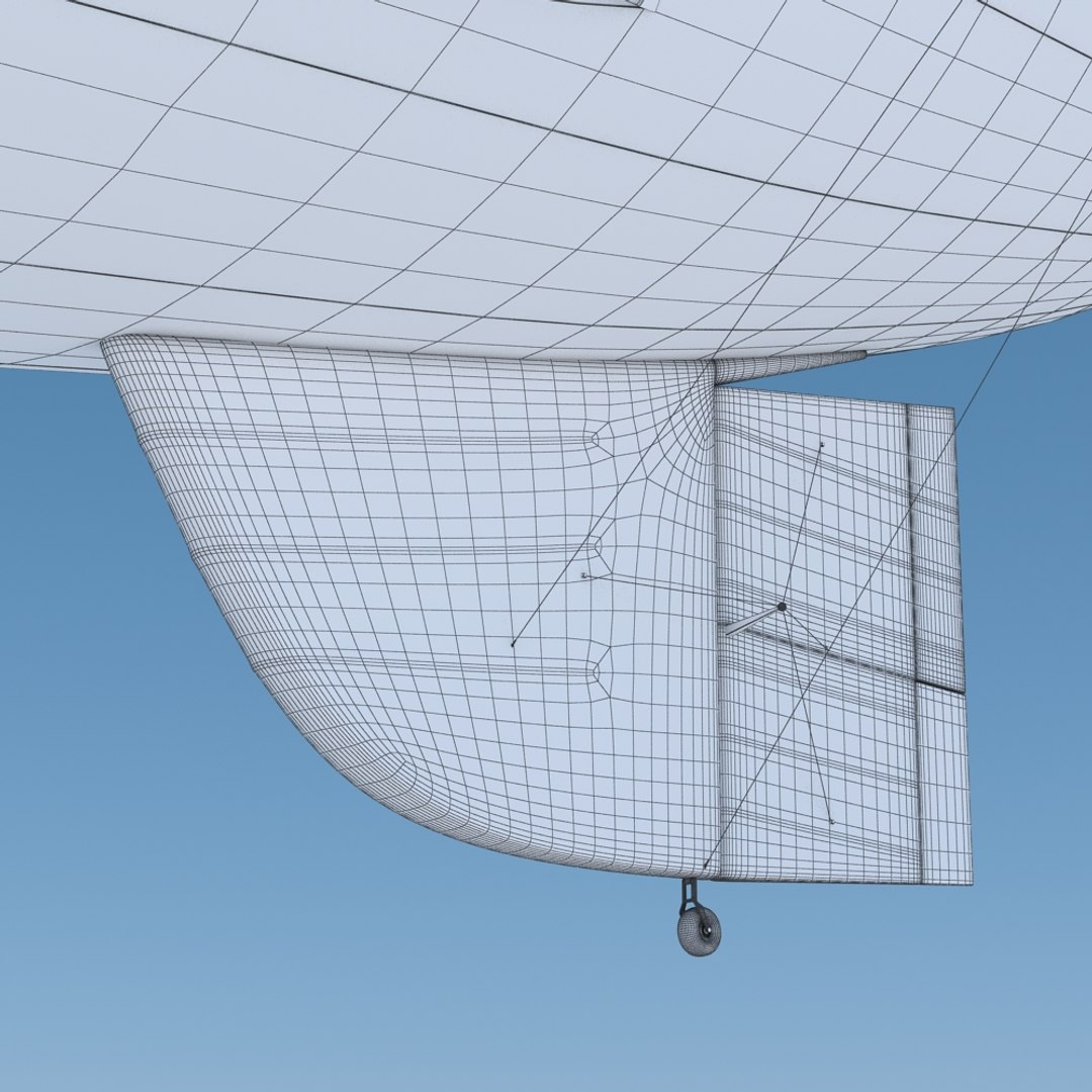 generic blimp 3d max