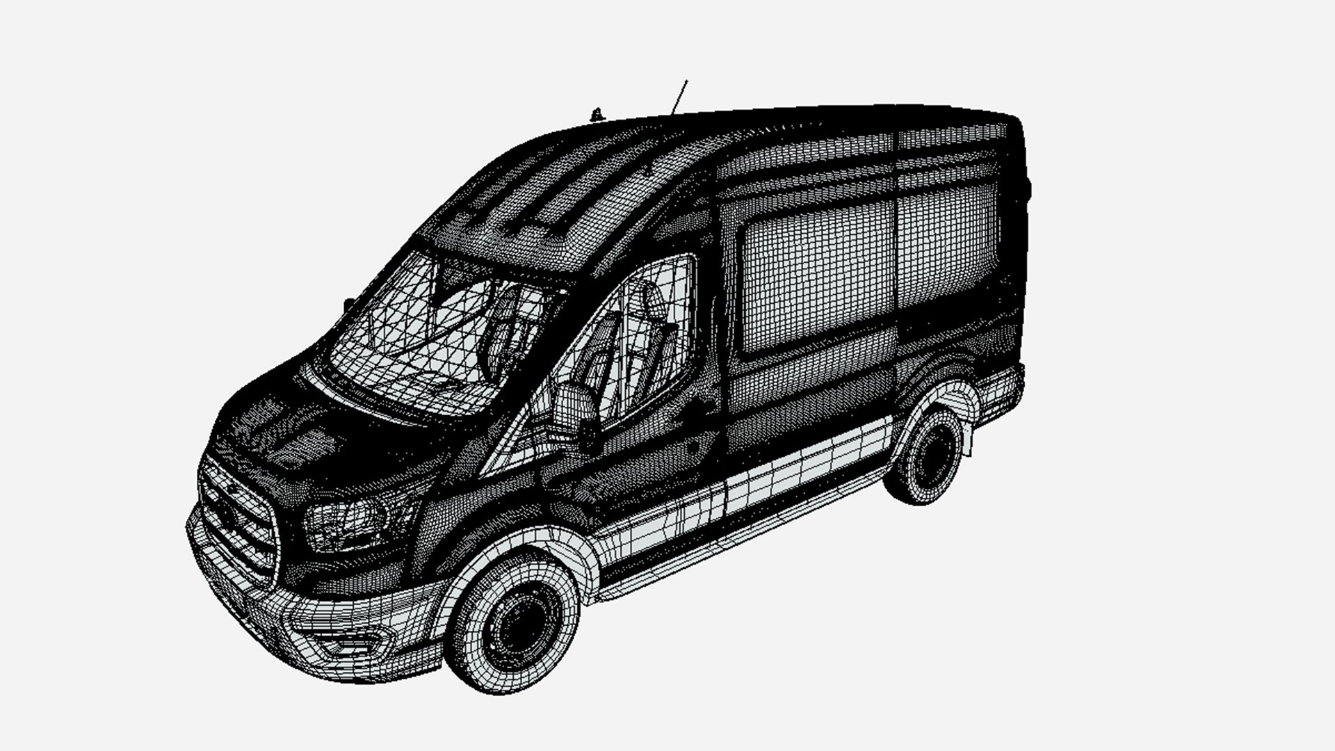 Ford Transit H2 290 L2 3D Model - TurboSquid 2261051
