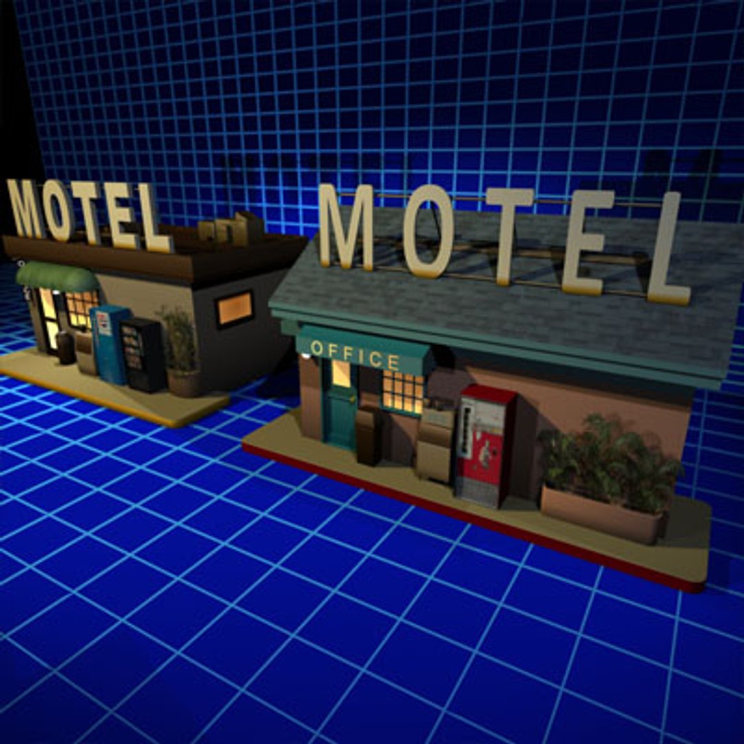 Motel Office 01 3d Max