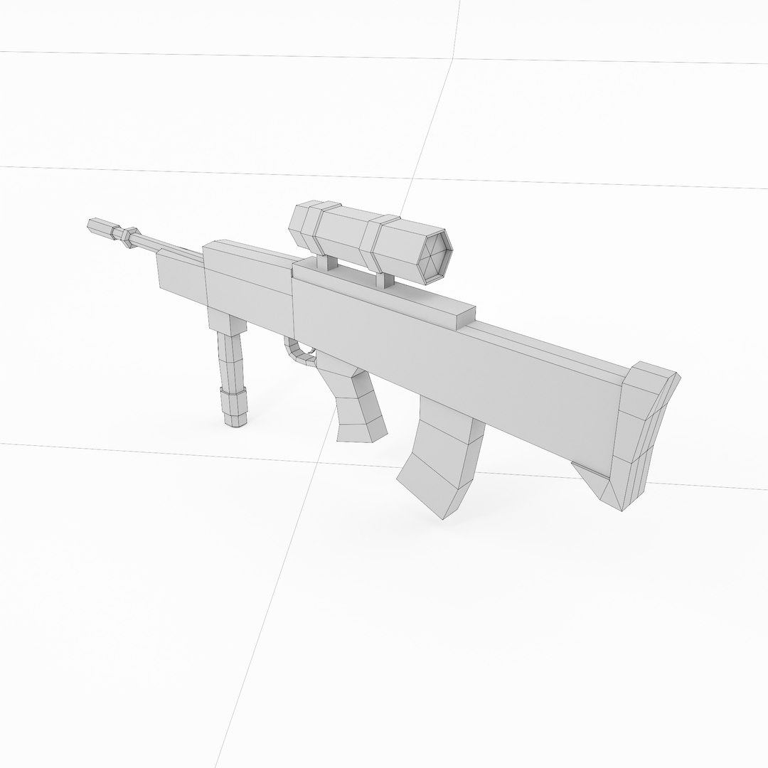 3D SA80 Assault Rifle Gun - TurboSquid 1993082