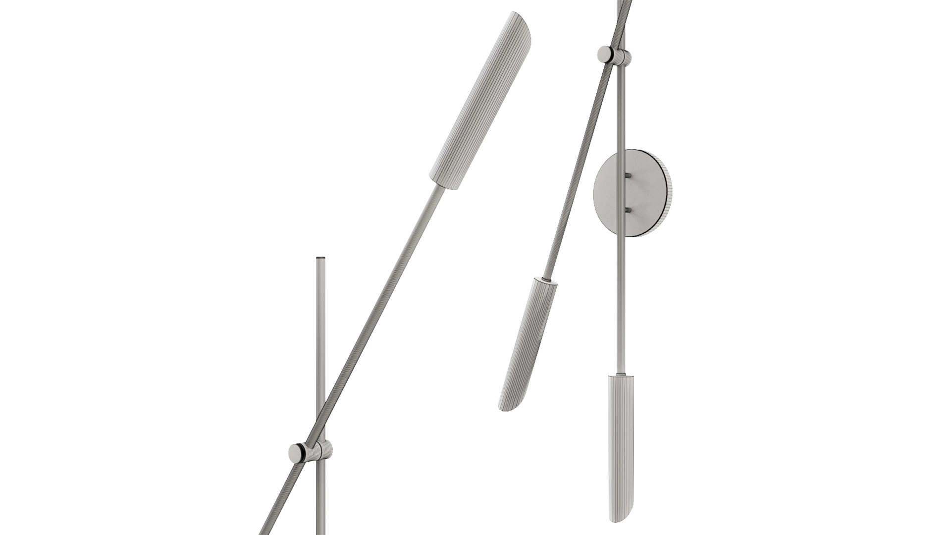 3D Cloven Brushed Sconce CB2 Exclusive Model - TurboSquid 1905110