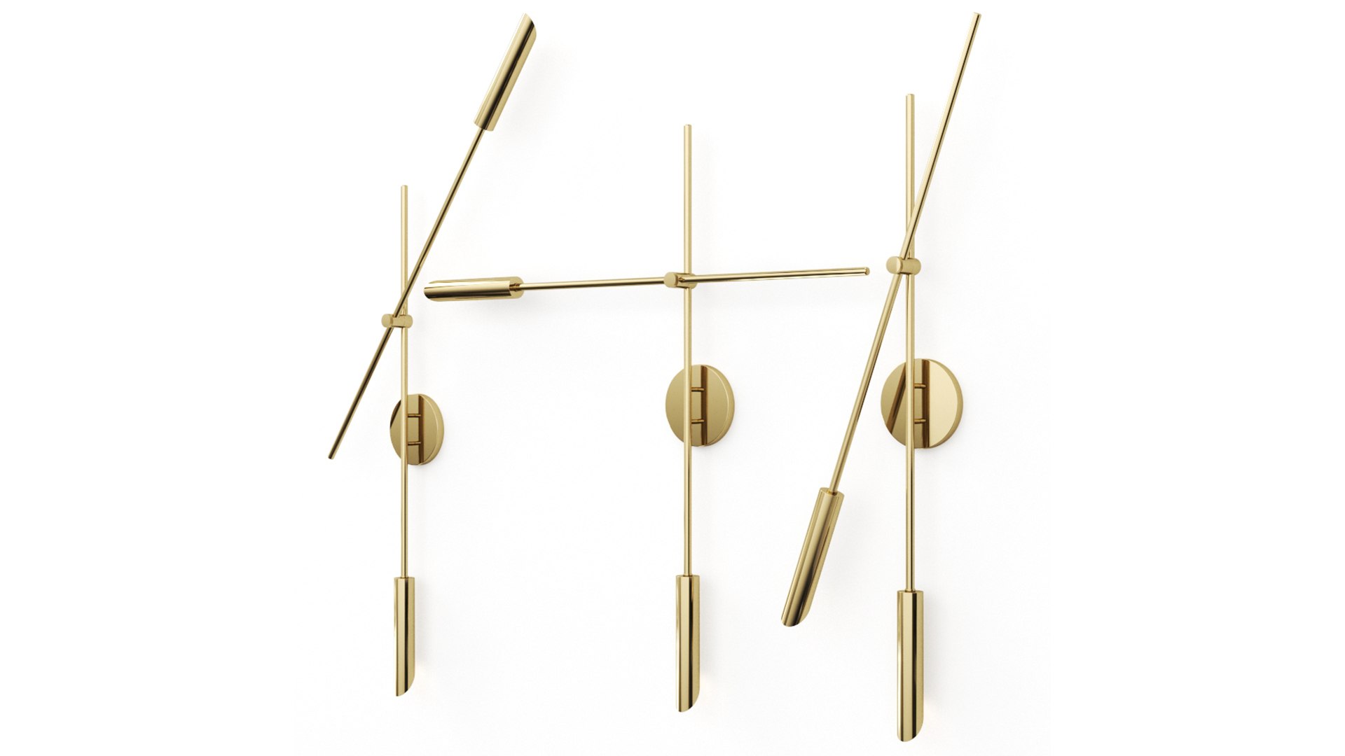 3D Cloven Brushed Sconce CB2 Exclusive Model - TurboSquid 1905110