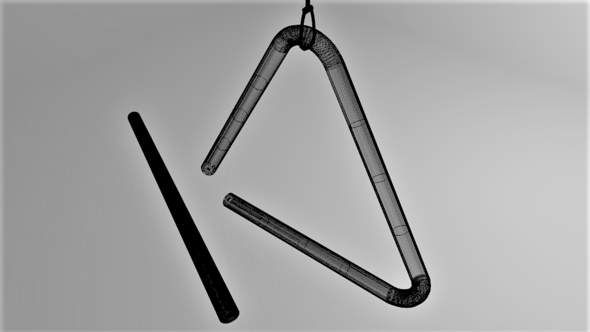 Triangle bell 3D - TurboSquid 1561826