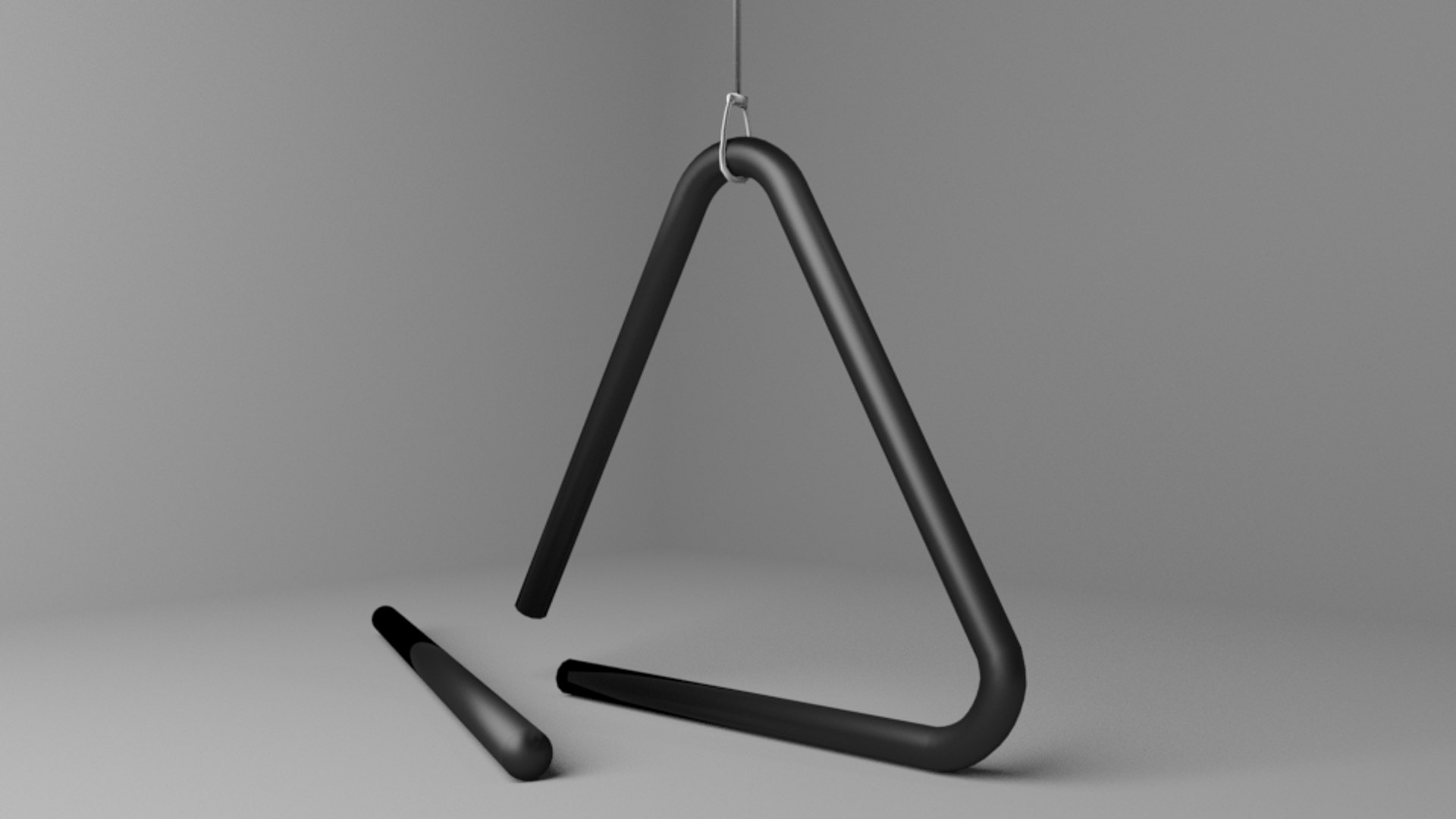 Triangle bell 3D - TurboSquid 1561826