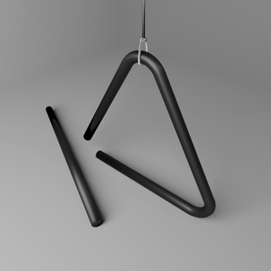 Triangle bell 3D - TurboSquid 1561826