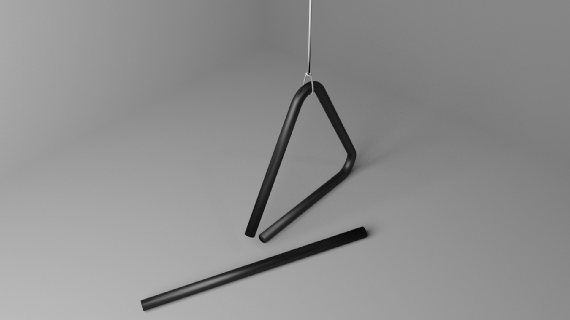 Triangle bell 3D - TurboSquid 1561826