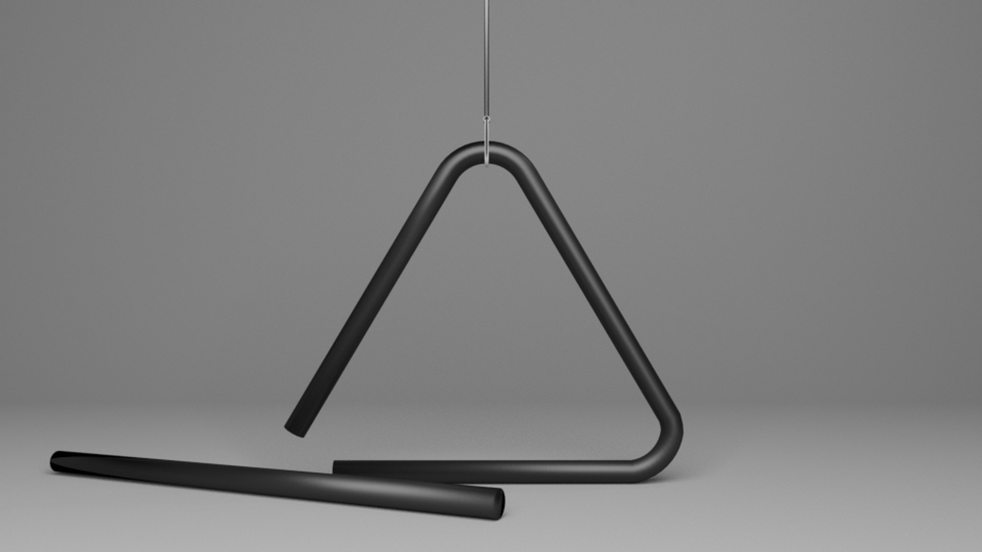 Triangle bell 3D - TurboSquid 1561826