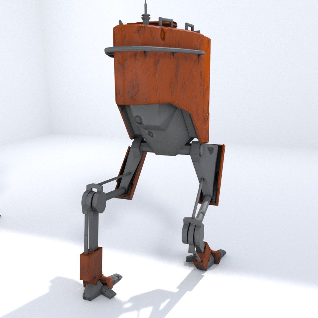 3d Model Walker Robot