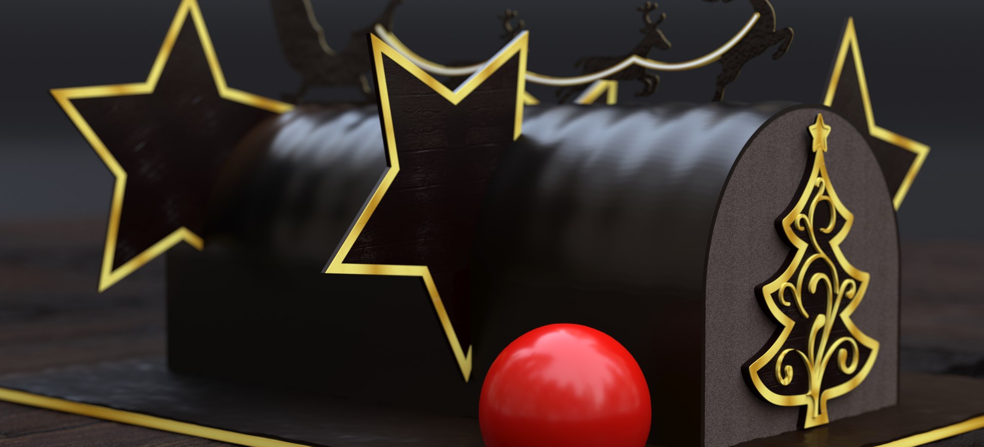 3D model starwood chocolate cake 2018 - TurboSquid 1378823