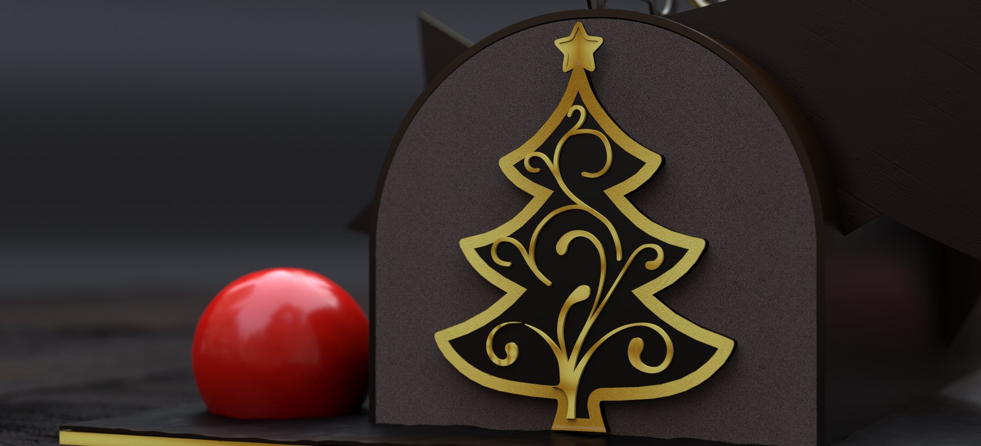 3D model starwood chocolate cake 2018 - TurboSquid 1378823
