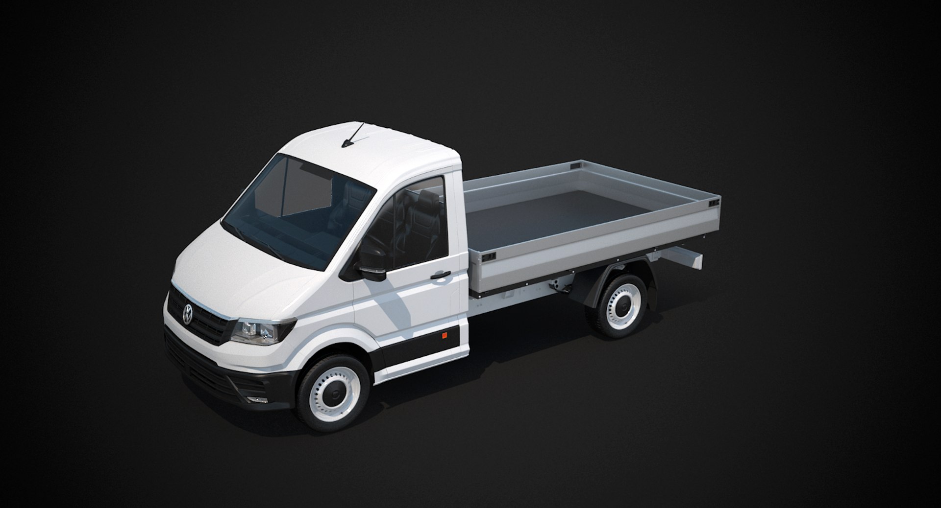 Crafter Pickup Short Cab 3D - TurboSquid 1342577