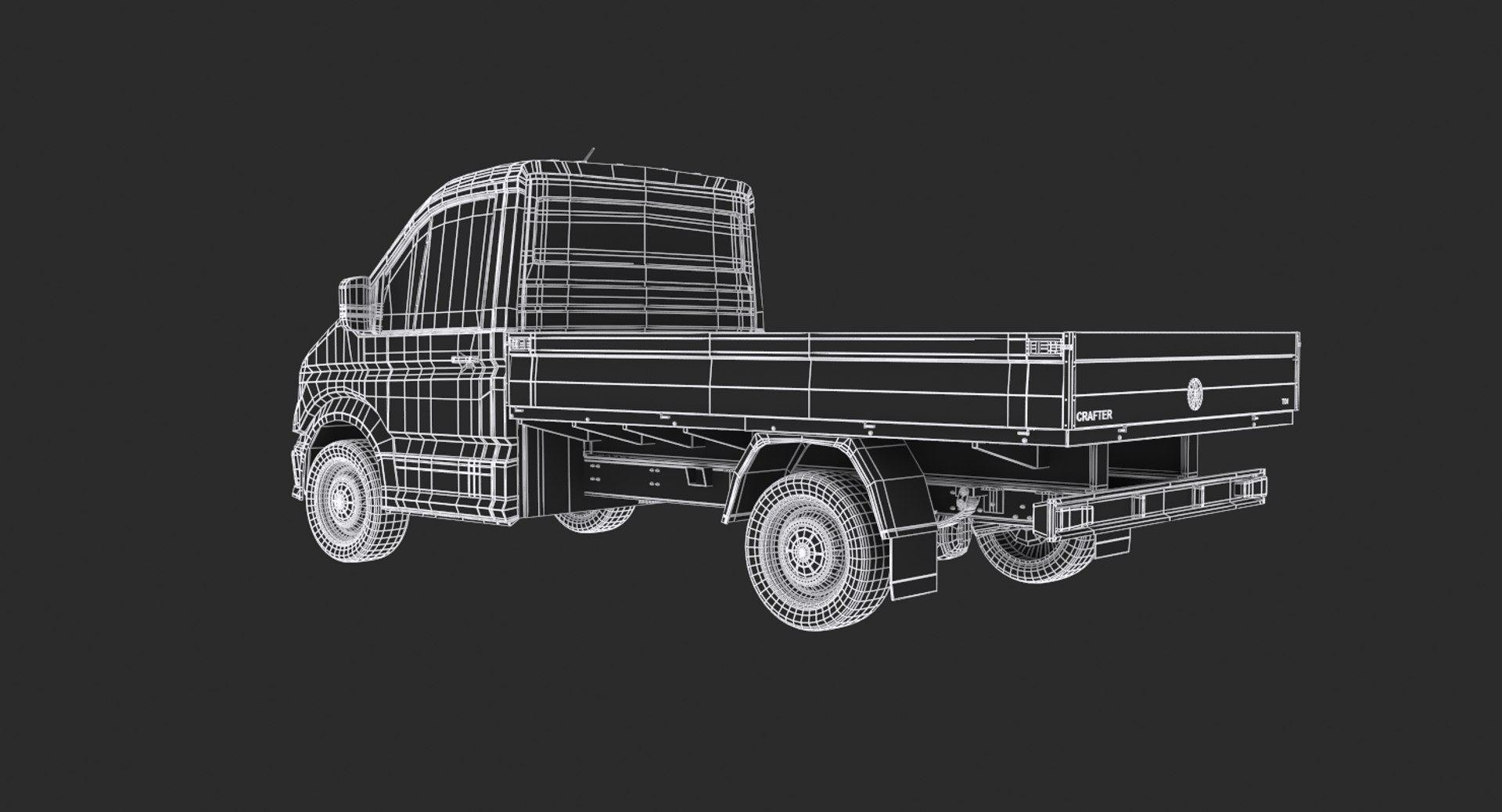 Crafter Pickup Short Cab 3D - TurboSquid 1342577