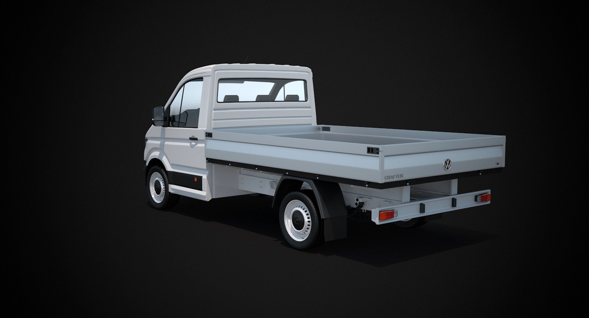 Crafter Pickup Short Cab 3D - TurboSquid 1342577