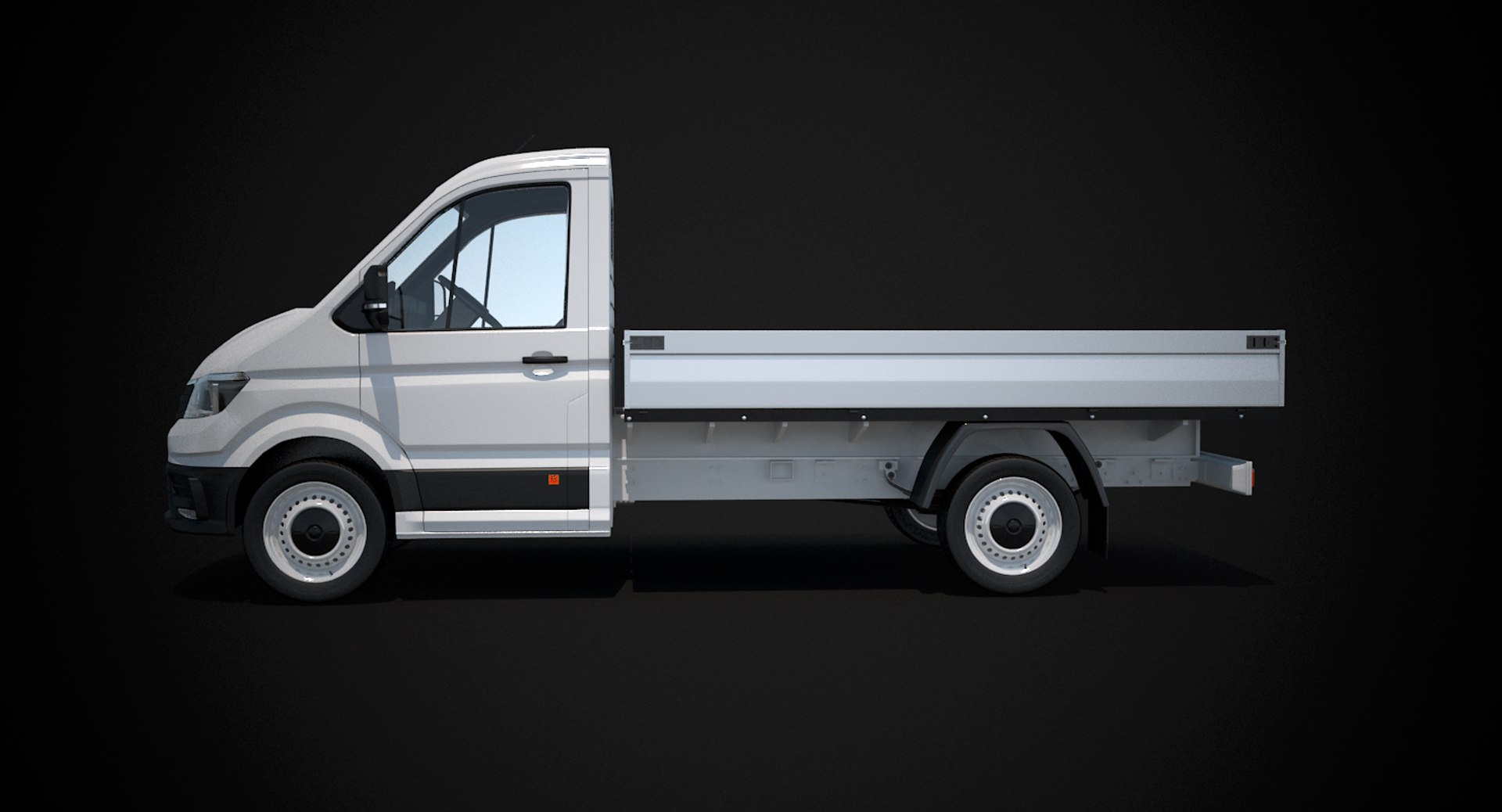 Crafter Pickup Short Cab 3D - TurboSquid 1342577