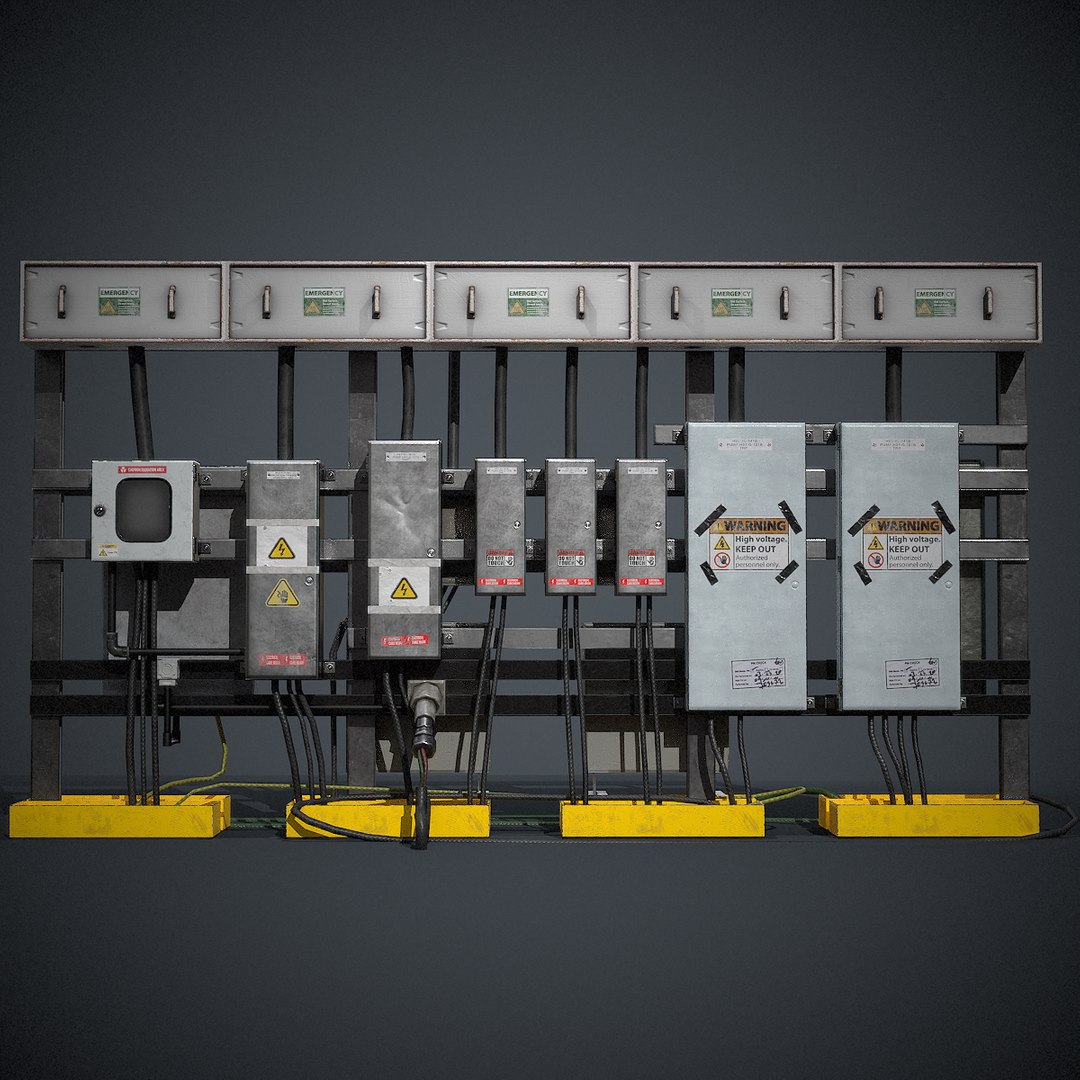 Control Panel 3D Model - TurboSquid 2310471