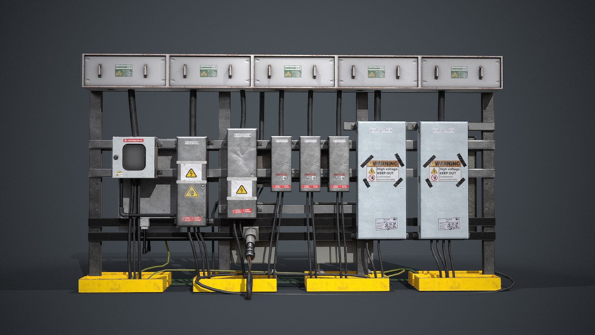 Control Panel 3D Model - TurboSquid 2310471