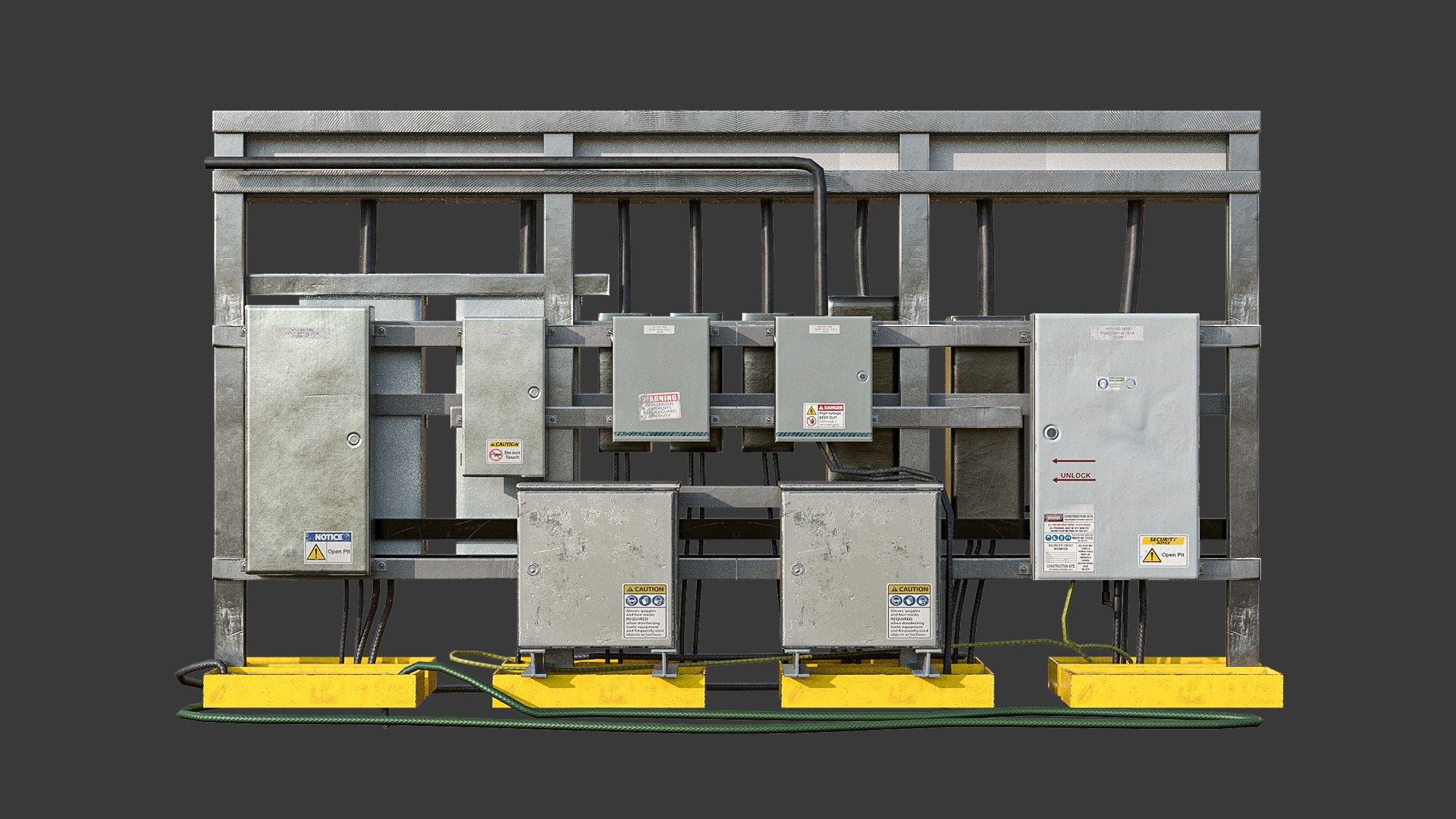 Control Panel 3D Model - TurboSquid 2310471
