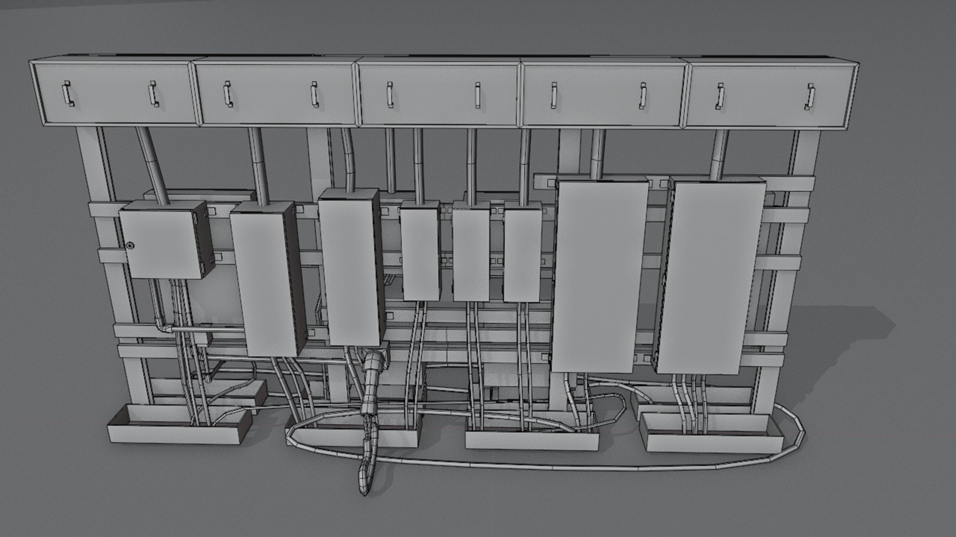 Control Panel 3D Model - TurboSquid 2310471
